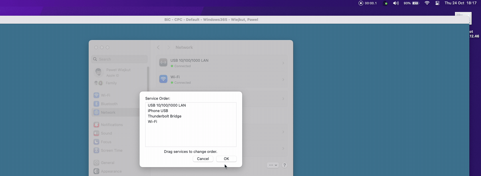 Respect Network Service Order | Microsoft Community Hub